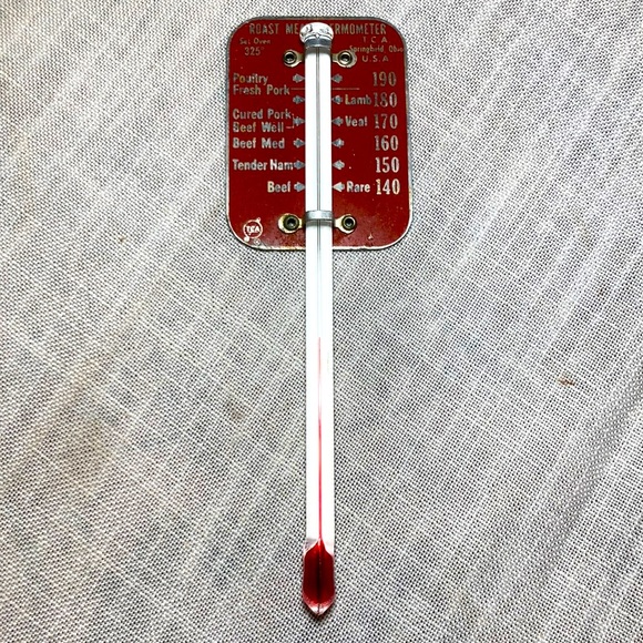 Kitchen | Vintage Roast Meat Thermometer Springfield Ohio Made | Poshmark